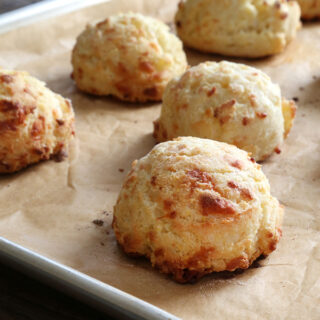 Gluten Free Cornmeal & Cheese Drop Biscuits