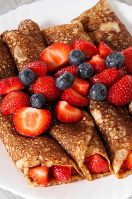 Gluten Free Swedish Pancakes | Homemade Thin Swedish Crepes