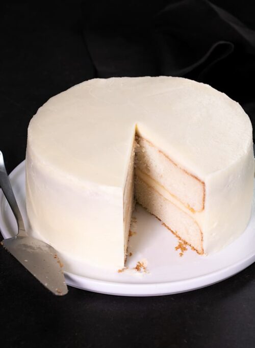 The Perfect Gluten Free White Cake | Let's Celebrate!