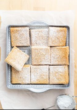 Classic Gluten Free British Shortbread | Baked in a Pan