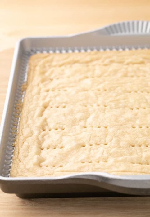 Classic Gluten Free British Shortbread | Baked in a Pan